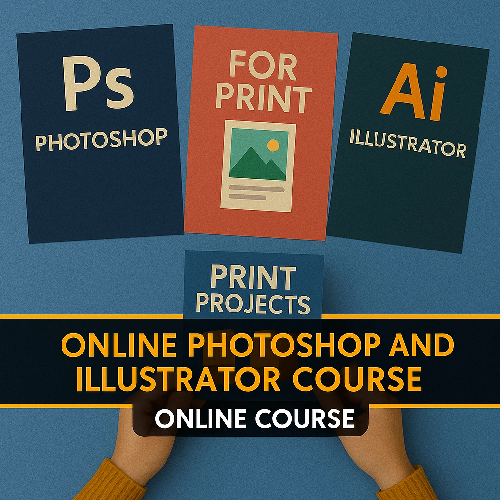 Master Online Photoshop and Illustrator Course for Print Project 2025