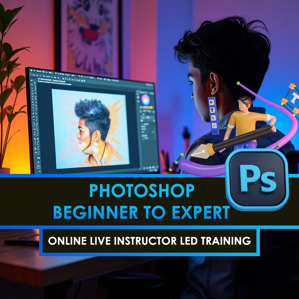 Amazing Photoshop Masterclass from Beginner to Expert Online 2025