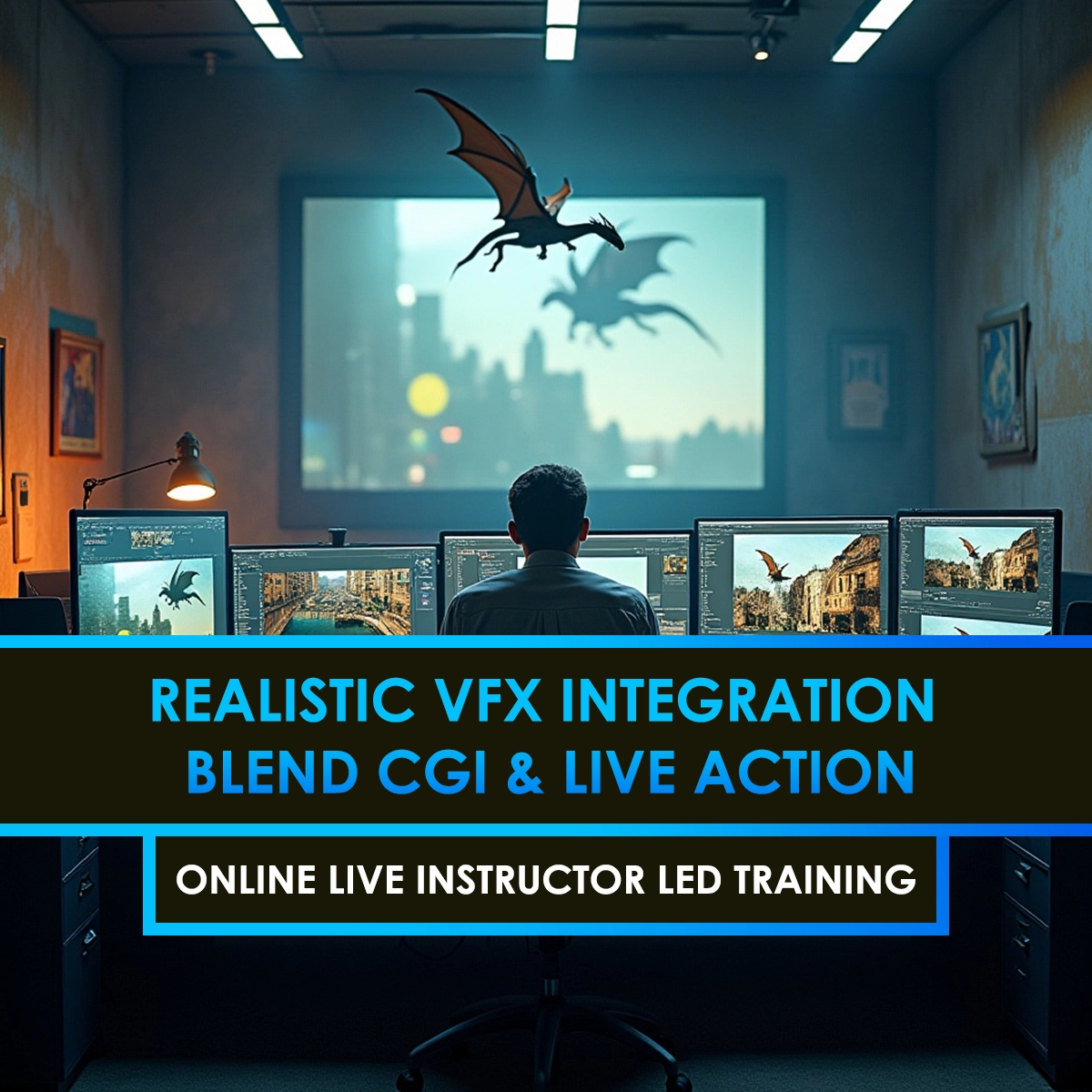 VFX Integration Online Course 2025: Master Blend CGI & Live Action